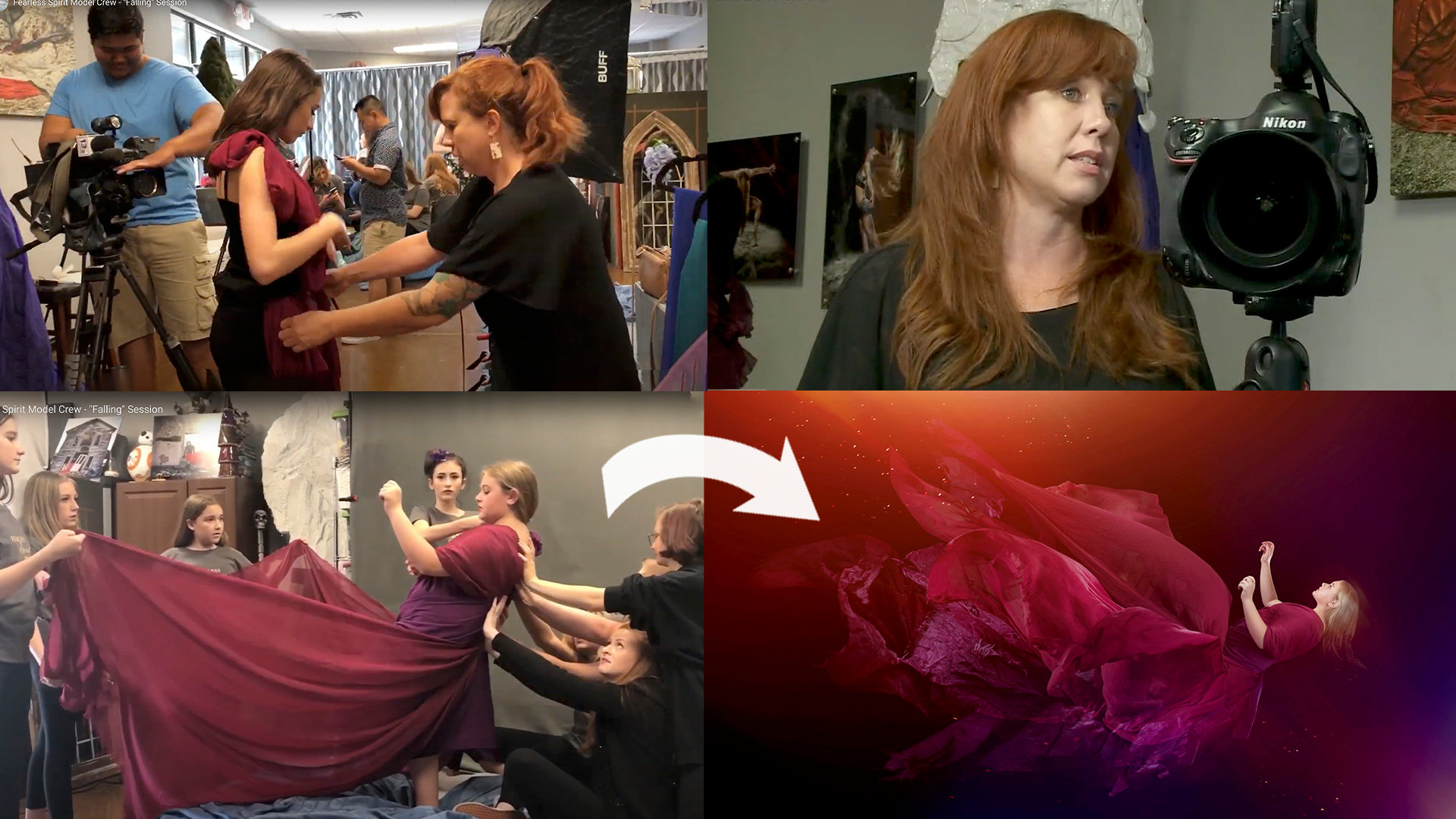 Fearless Spirit Model Crew on 13 News Now - Storybook Studios