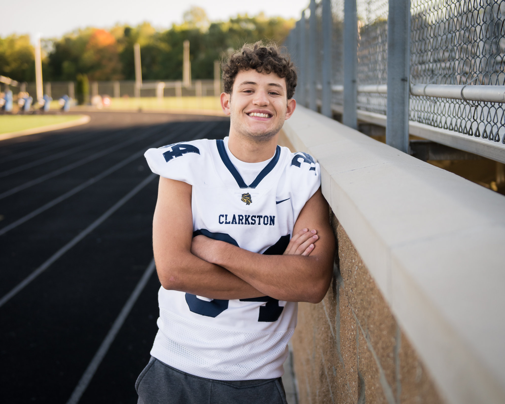 featured: clarkston football senior