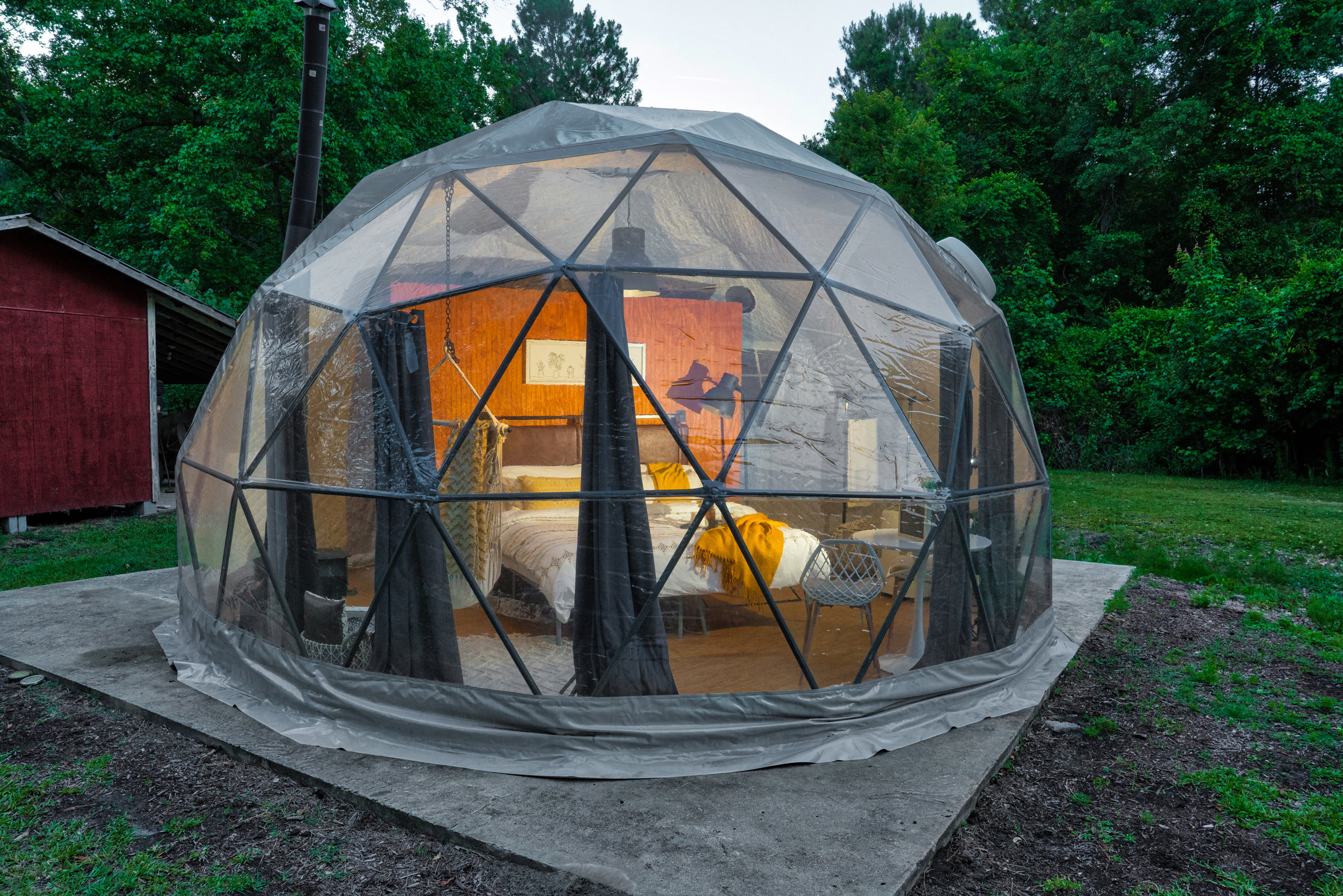 Real Estate Photography - Geodesic Dome Rental Property - Kirk Pullen ...
