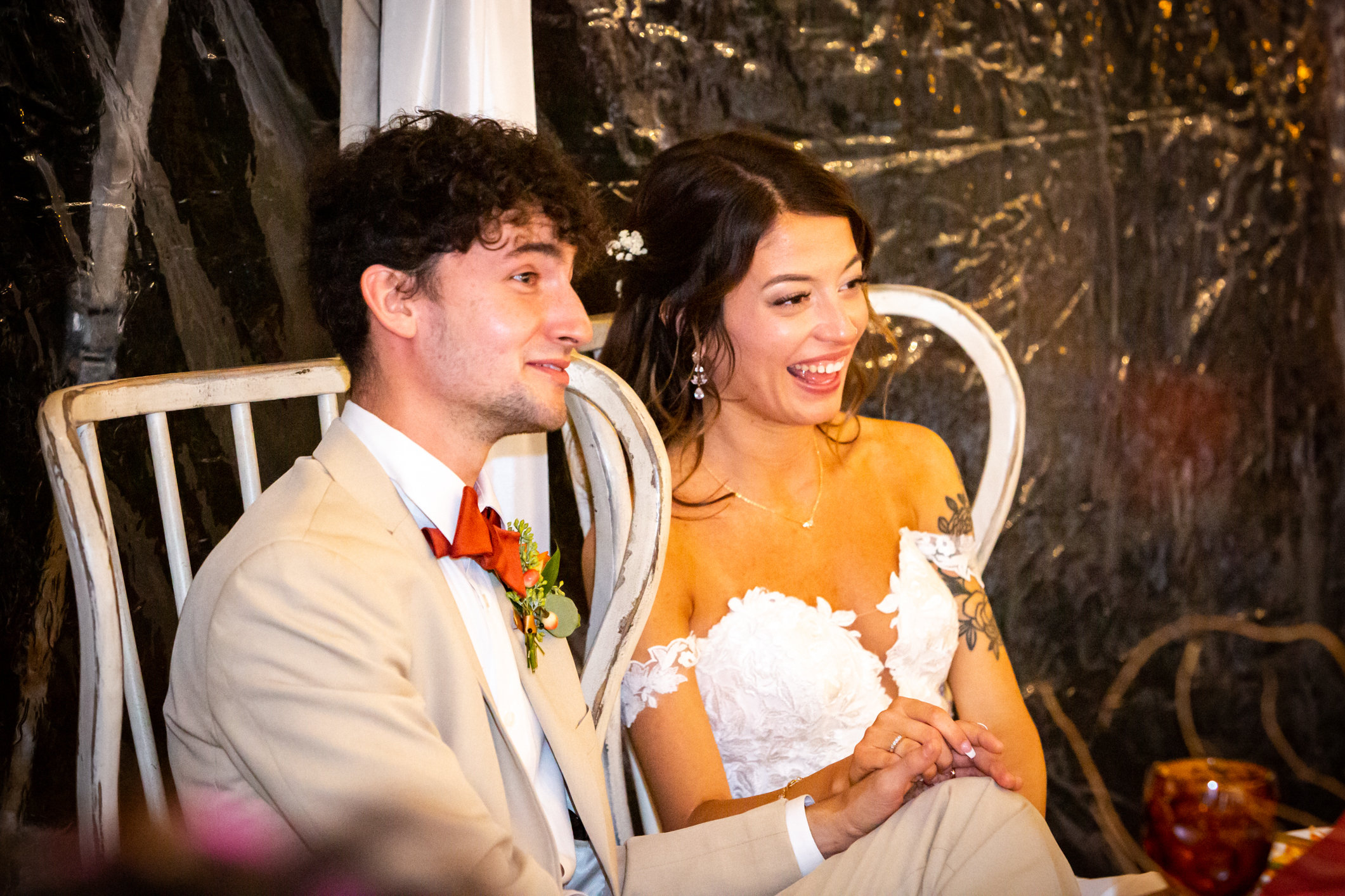 Meredith and Noah tie the knot at The Barn at Valhalla - Micciche ...
