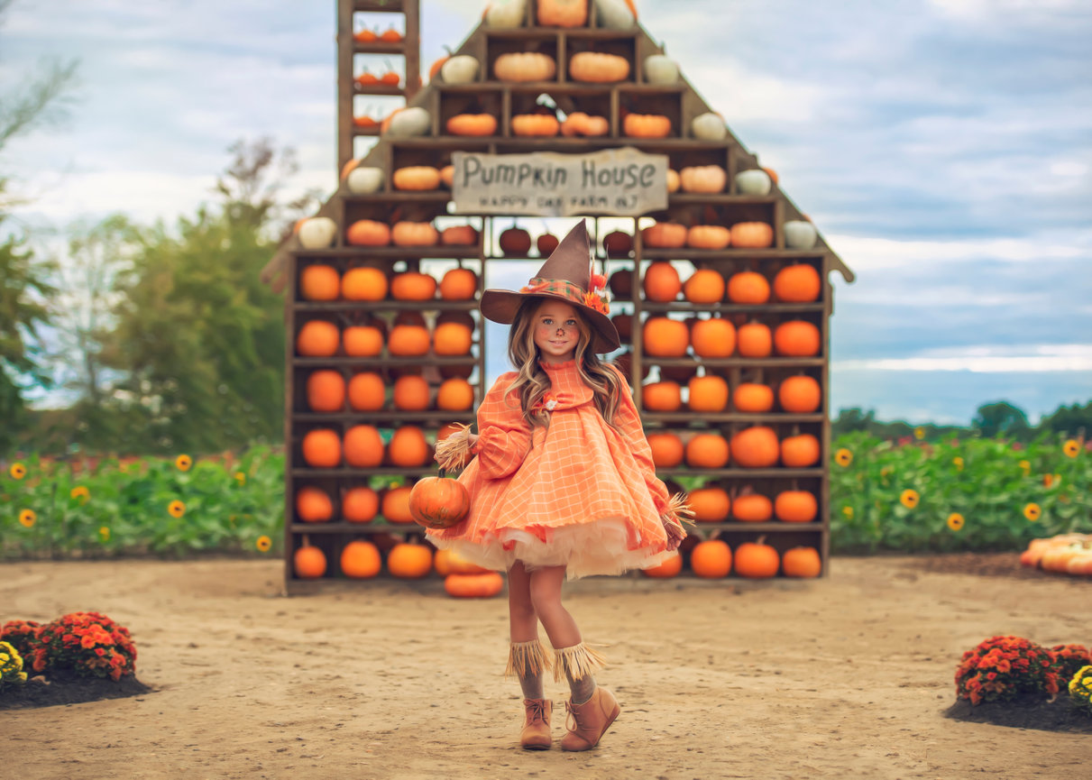 Fall Pumpkin House - Jenna Elizabeth Studios