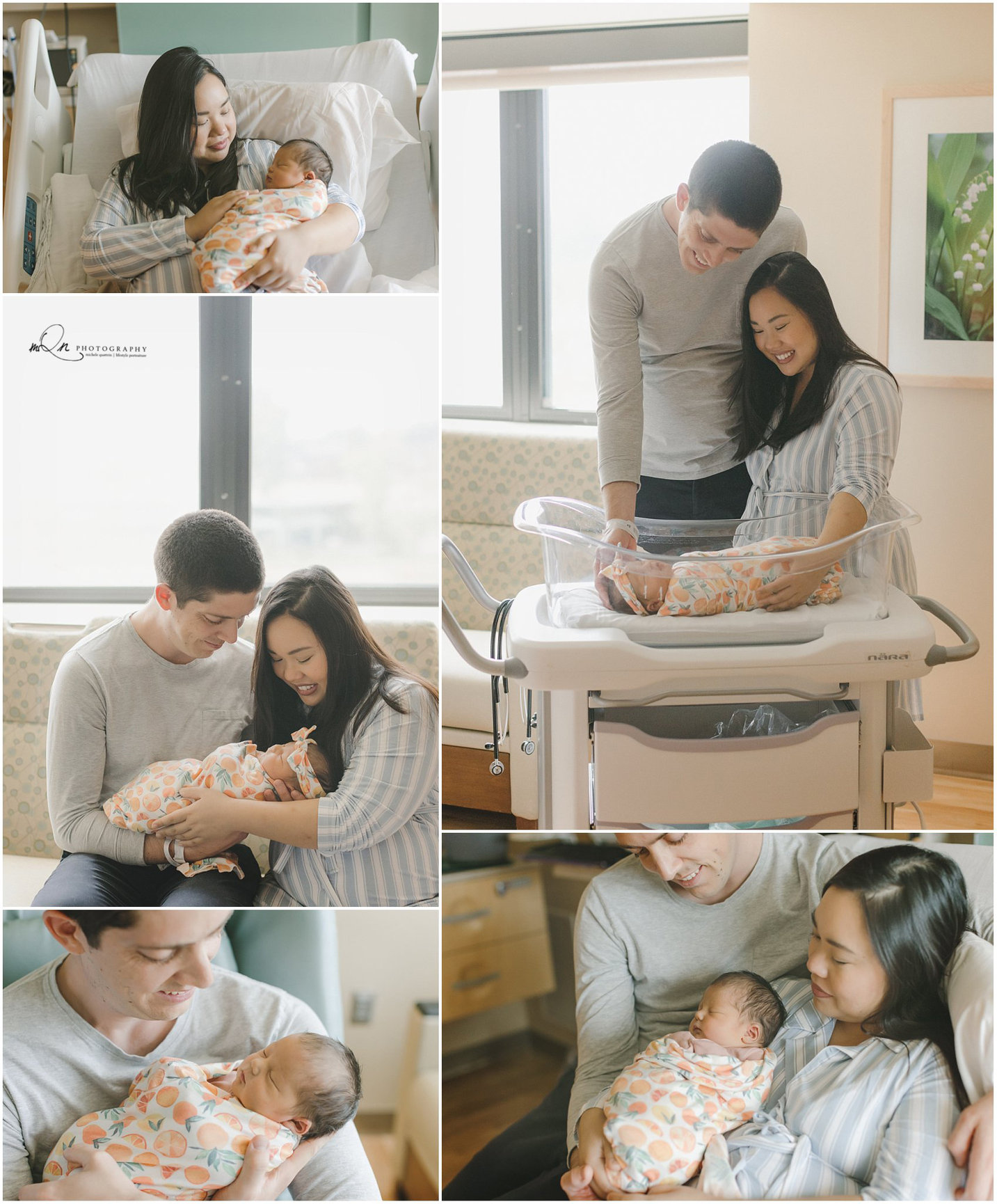 Fresh 48 Photo Session with Newborn Baby Girl