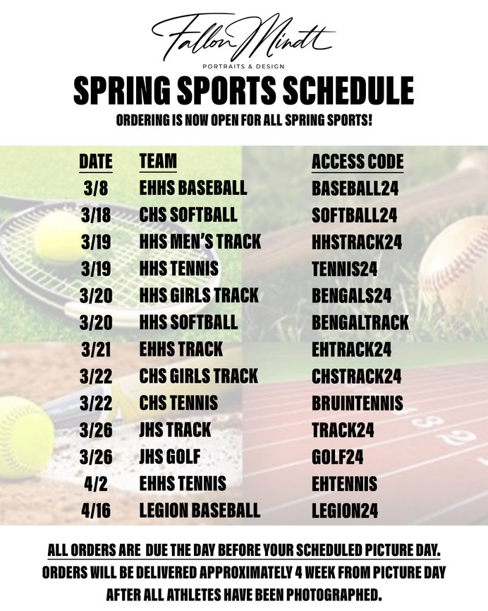 ORDER YOUR SPORTS PICTURES - Fallon Mindt