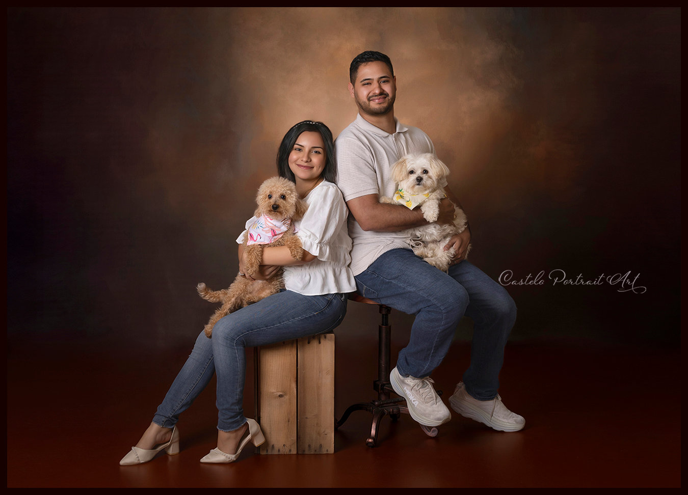 Unconditional Love, Times Two | Castelo Portrait Art