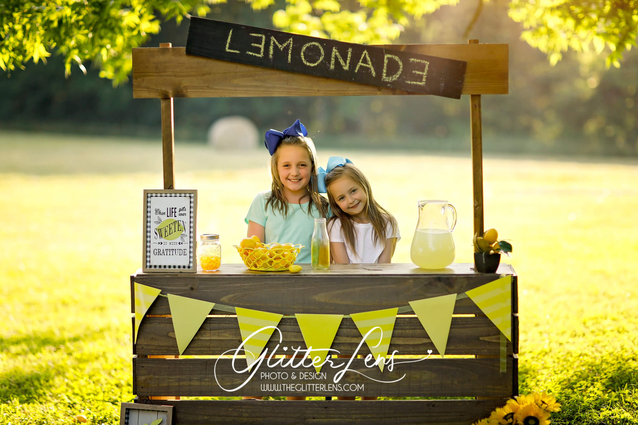 Lemonade Stand - Fisher Farm Park - Davidson, NC - Glitter Lens Photography