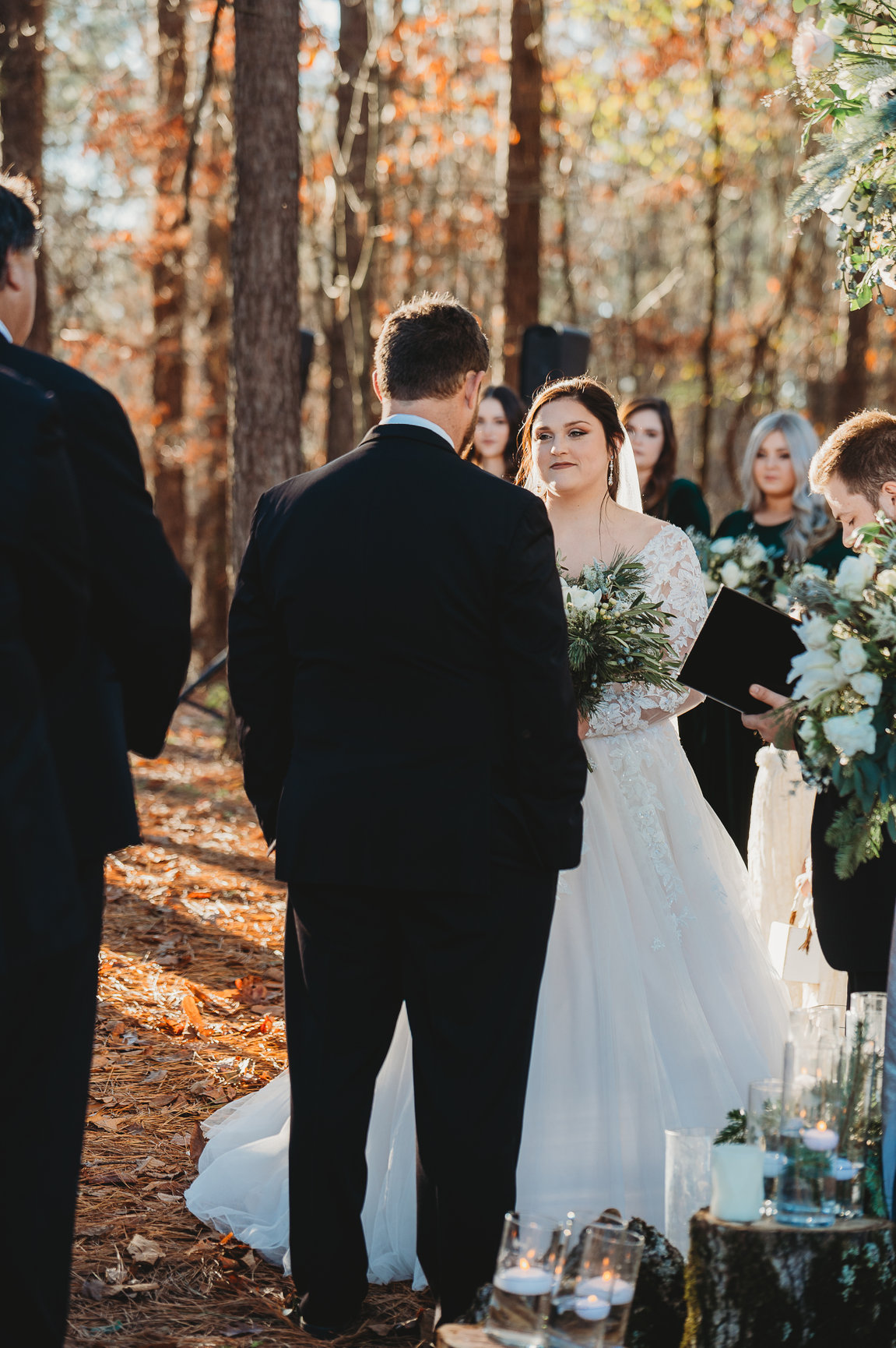 Maggie & Luke- Alabama Treasured Forest Winter Wedding - Bradford Farm ...
