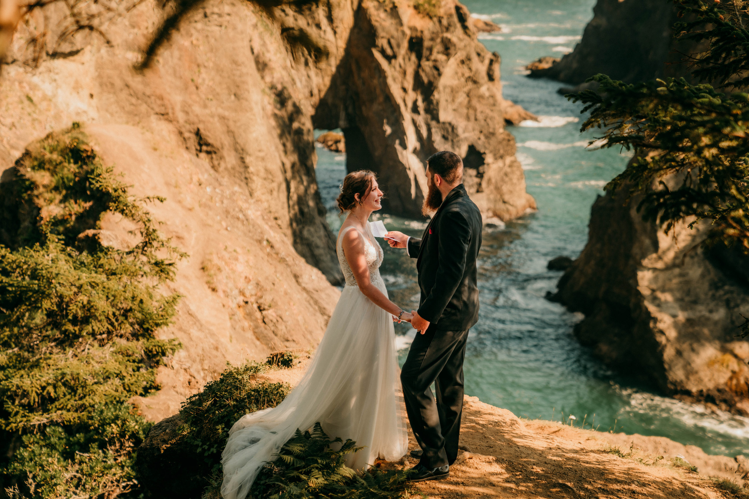 Samuel H. Boardman Oregon Coast Elopement Wedding