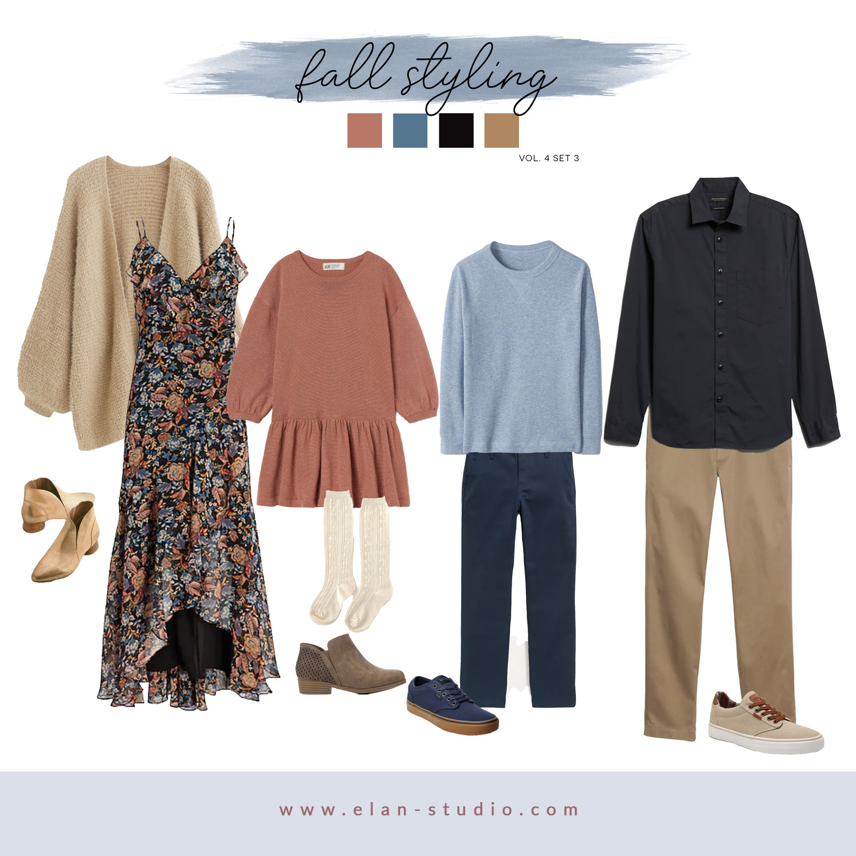 What to Wear for a Fall Photo Session, 2021 - Elan Studio