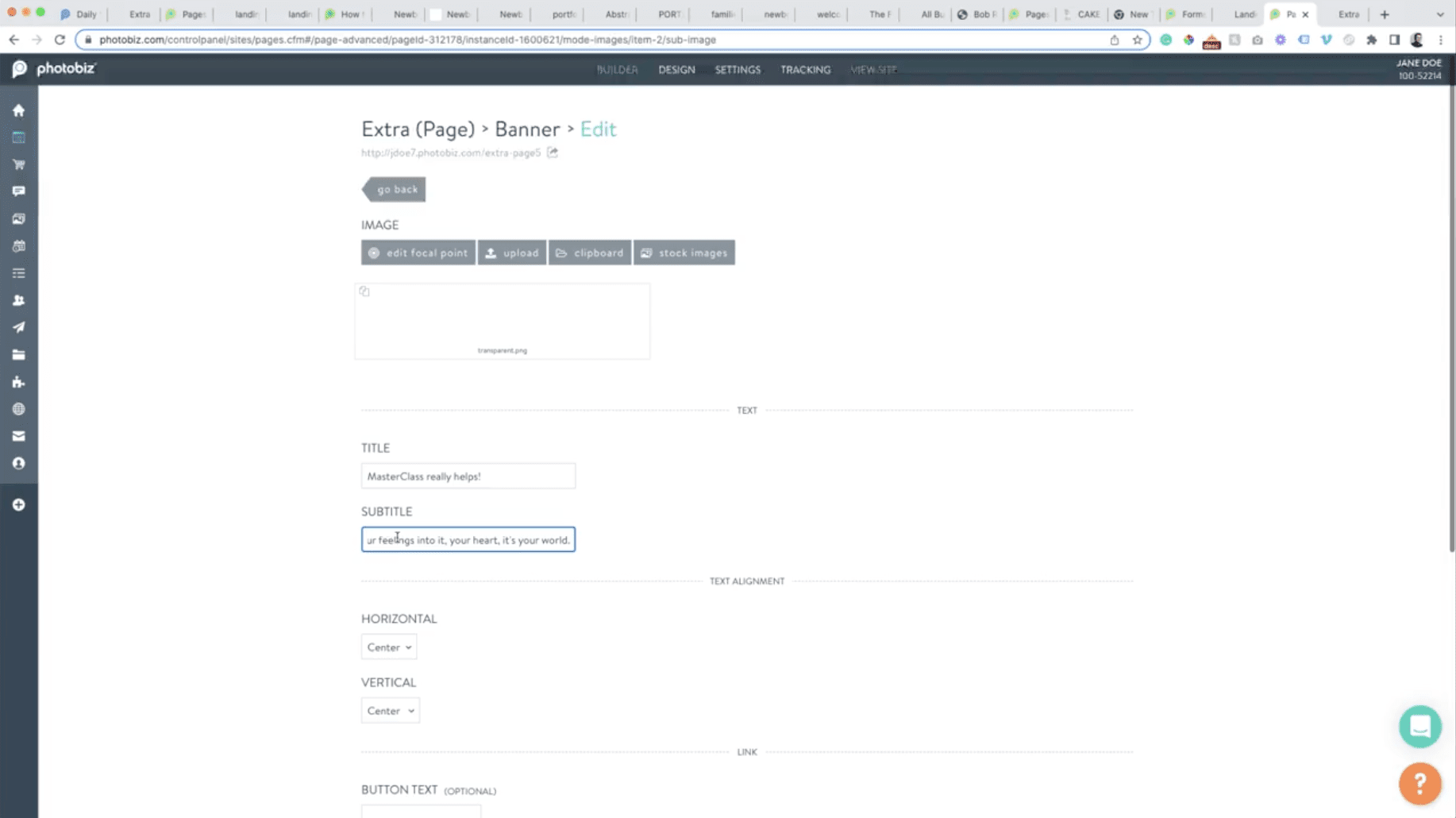 Design Rotating Testimonials with Banner Blocks - PhotoBiz Growth Hub
