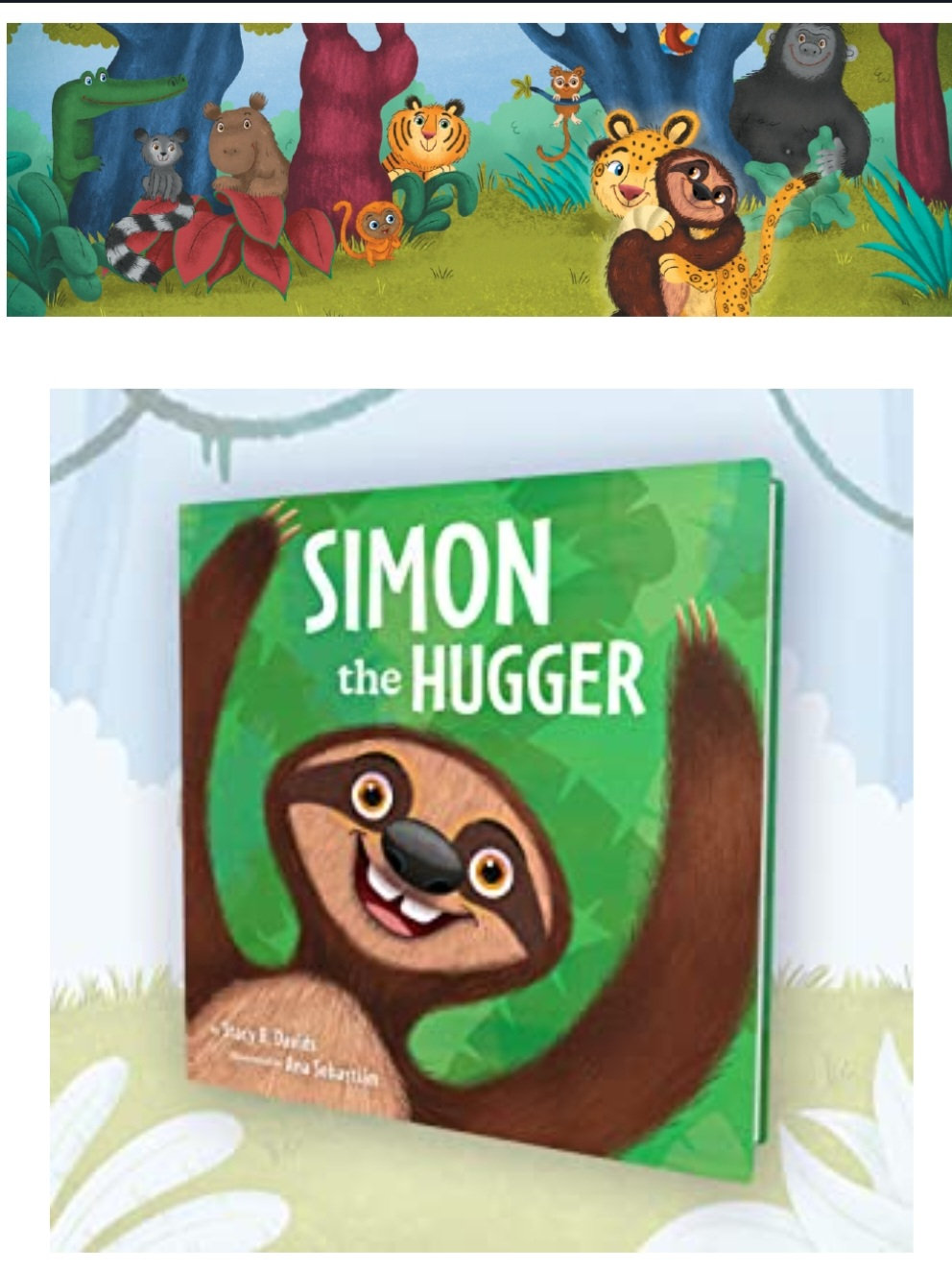 Sneak Peak Pix of Consent & Boundaries Picture Book, SIMON THE HUGGER ...