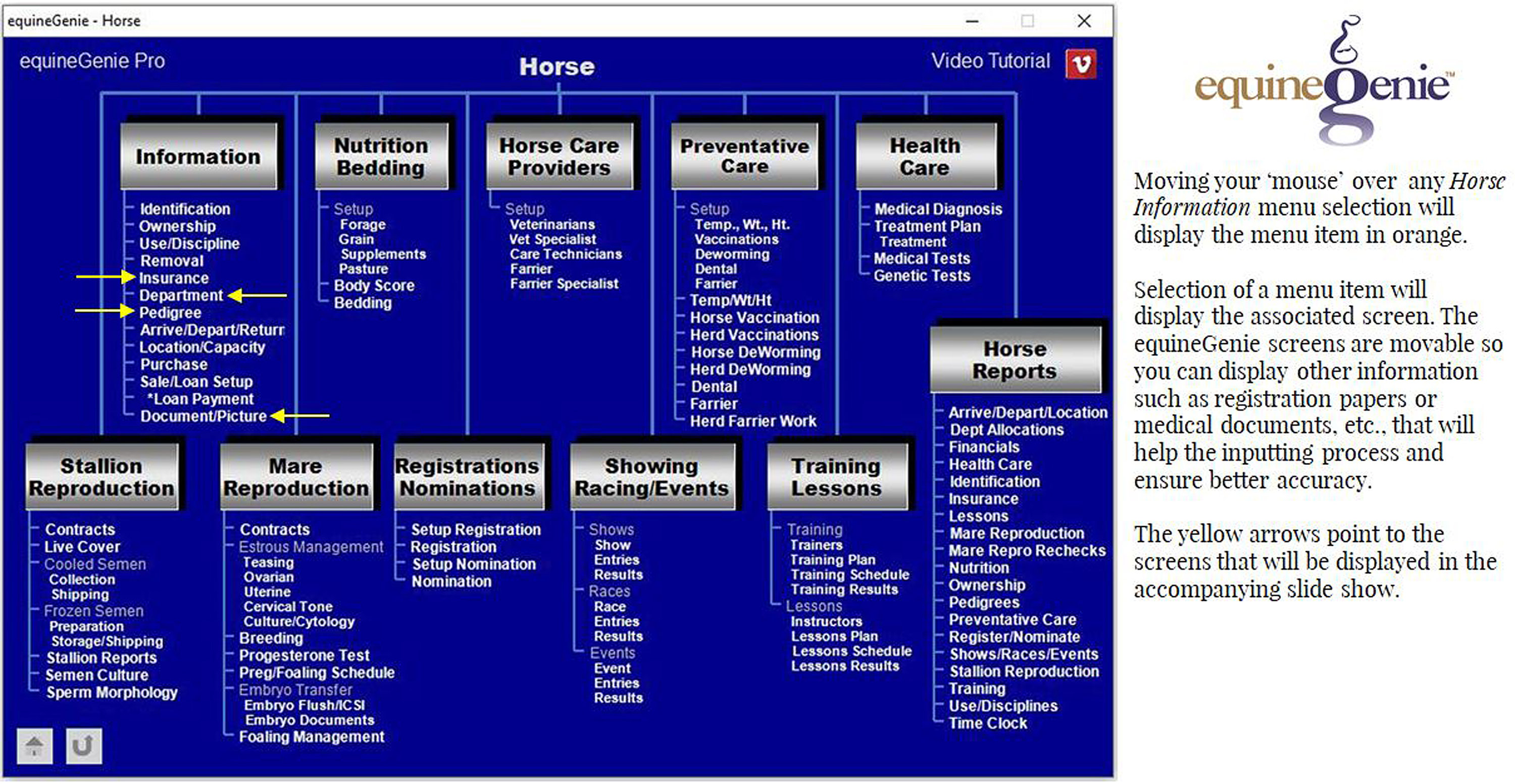 Horse Care Management | Equine Genie - Horse Business Management Software