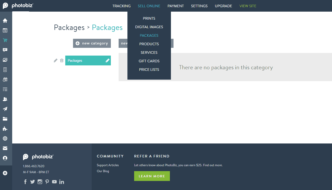 How Do I Set Up Flexible Packages?