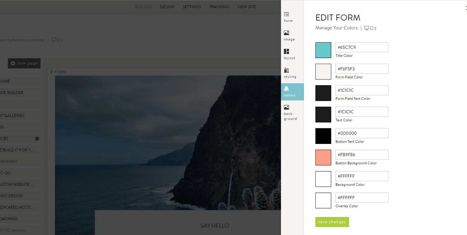 How To Use Form Blocks - PhotoBiz Knowledge Base