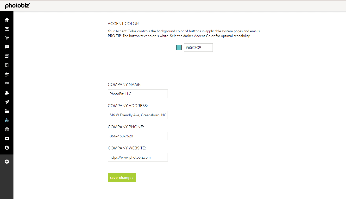 How Do I Add My Branding to My Photobiz Account? - PhotoBiz Knowledge Base