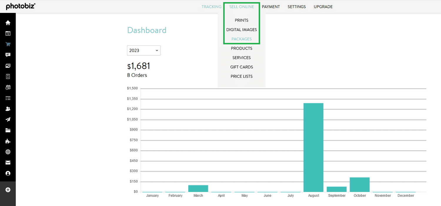 How To Use Add-ons With Fixed Packages - PhotoBiz Knowledge Base