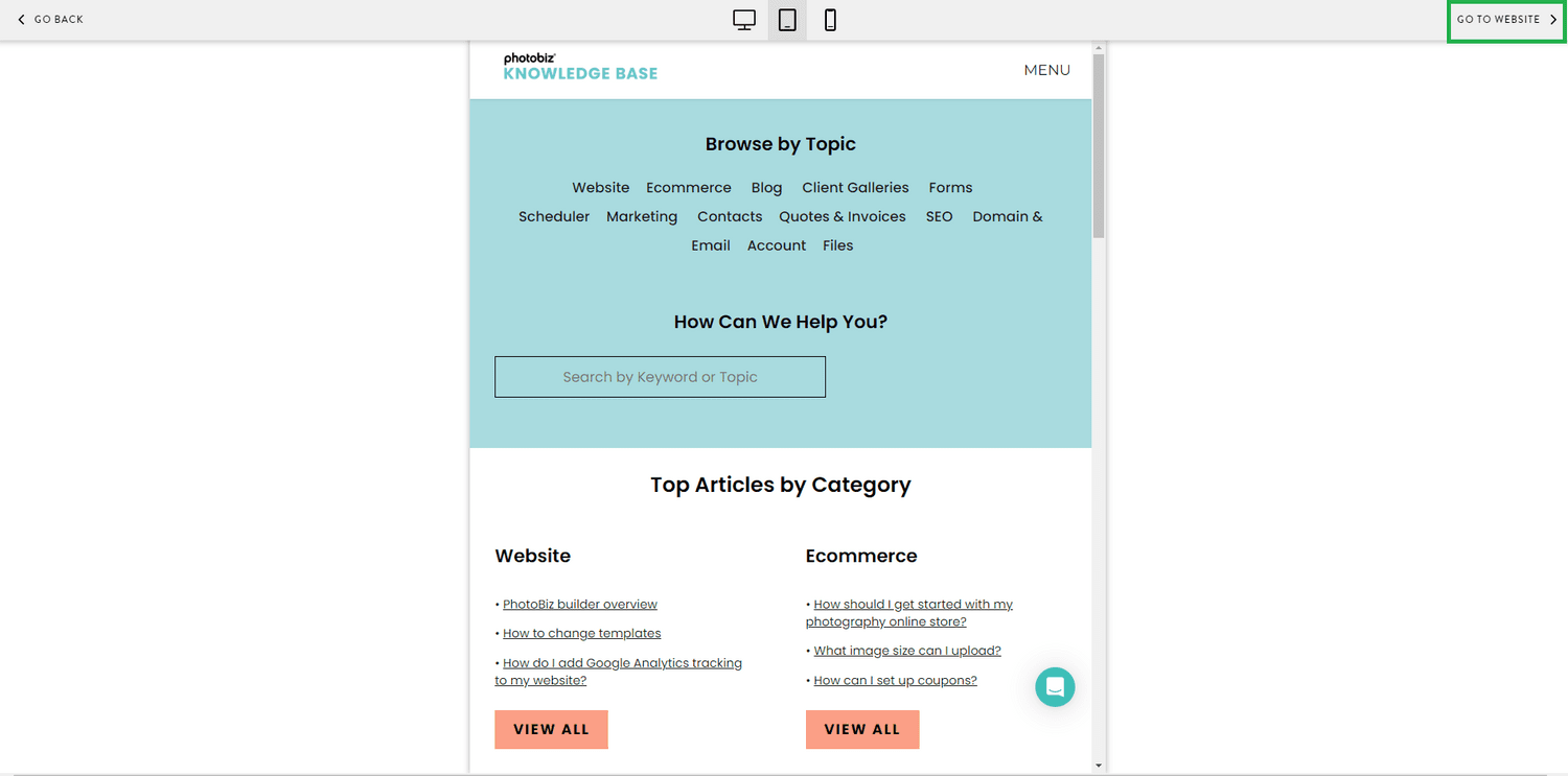 How Can I Preview My Site for Desktop, Tablet, and Mobile View ...