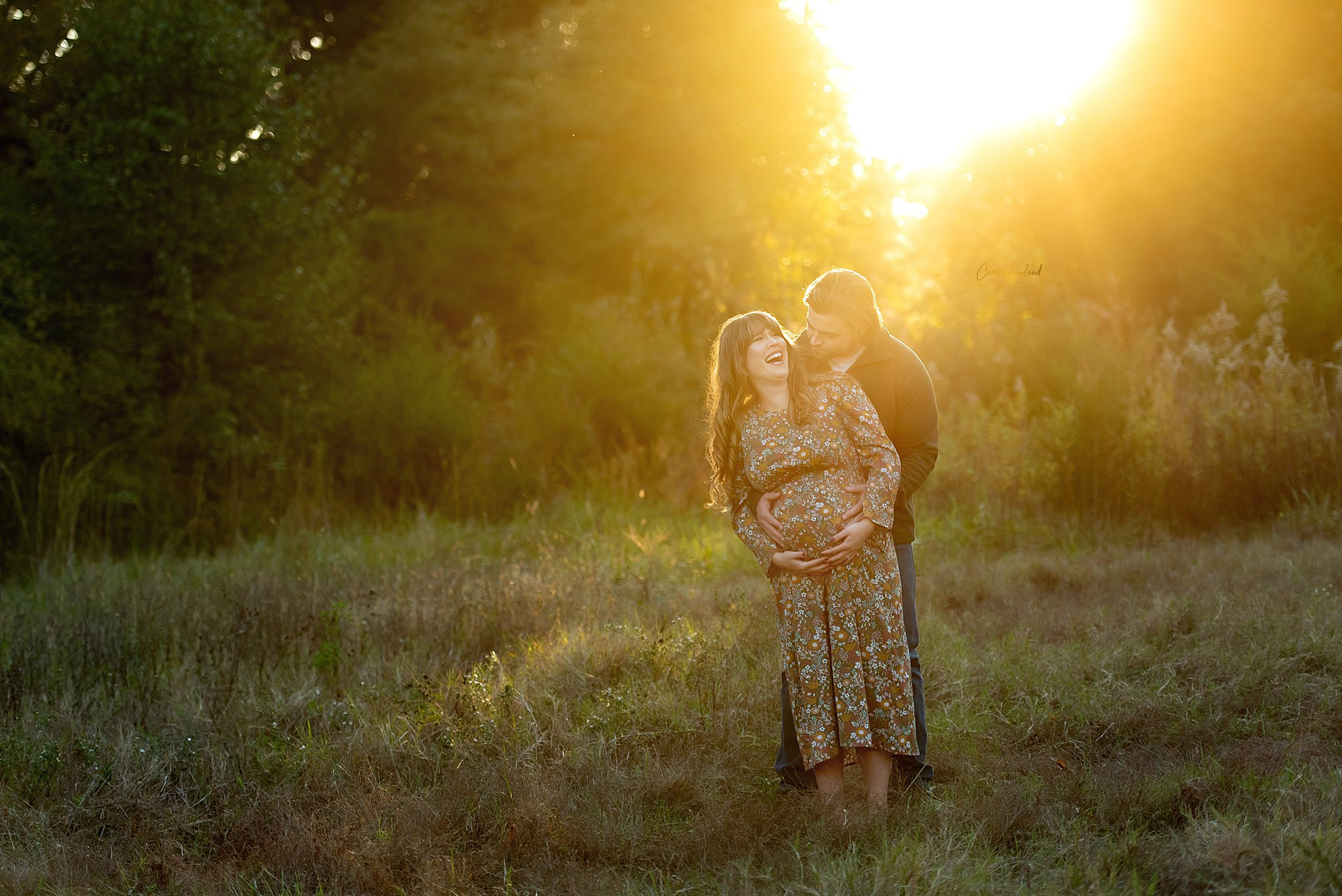 Beautiful Boho Maternity Session with Smoke Bombs / Charlotte Maternity ...