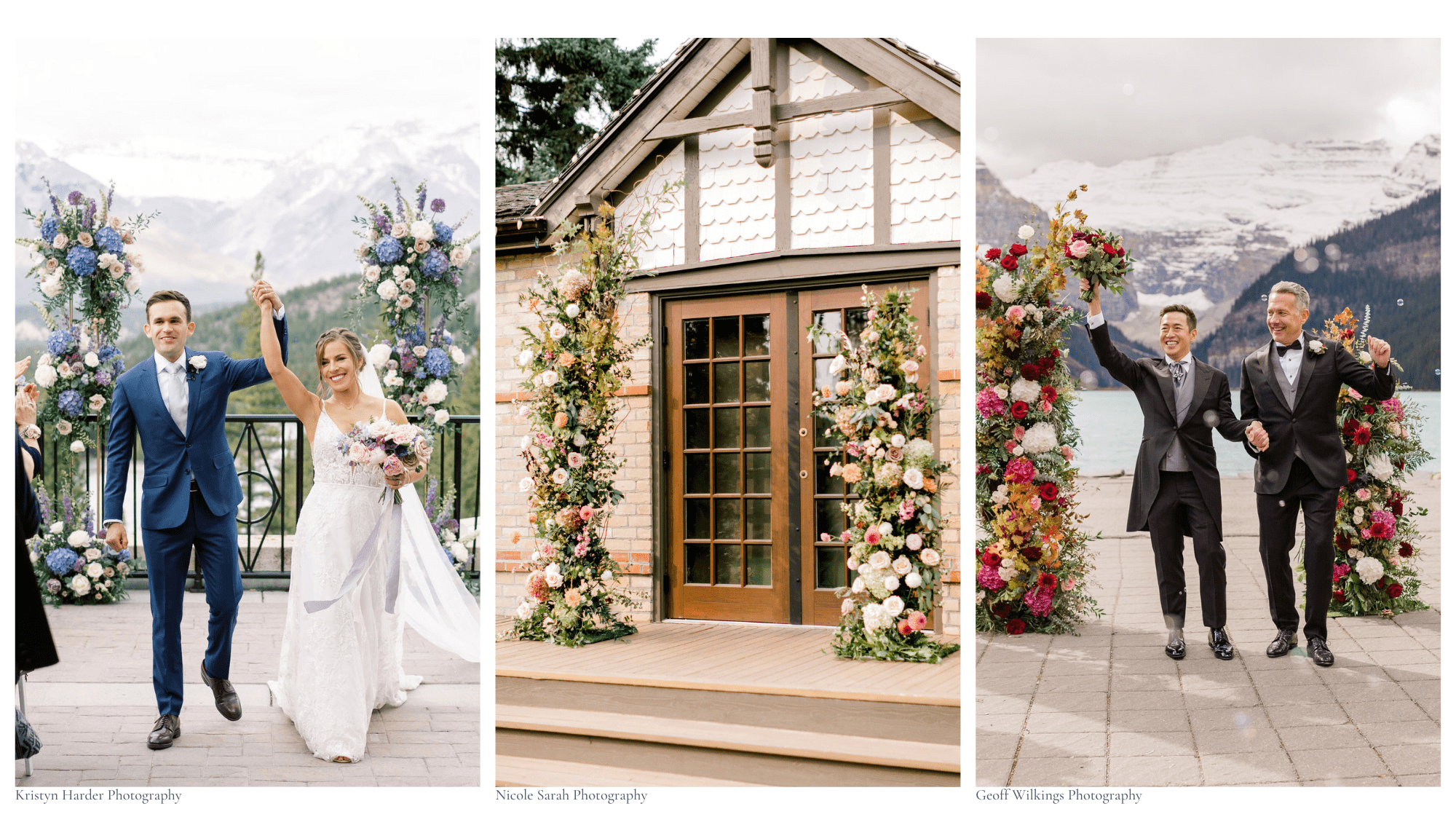 Wedding Ceremony Floral Installations