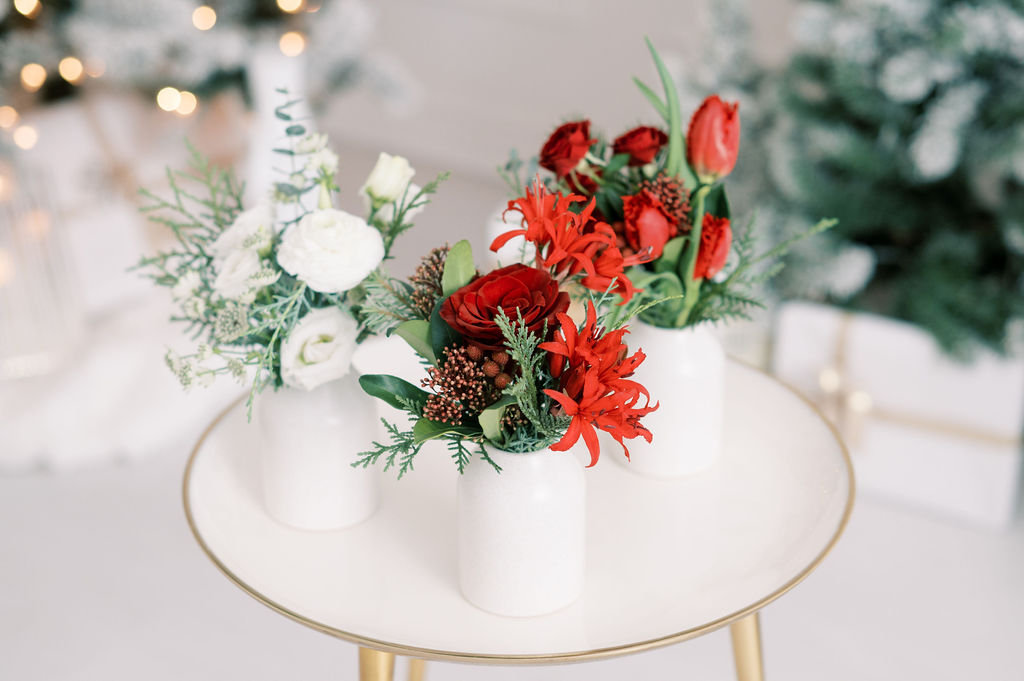 Trio of Mini Flynn Vases - Flowers By Janie