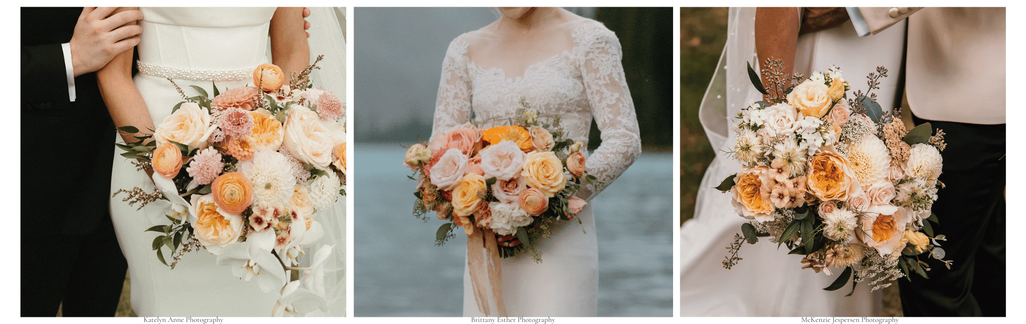 Peach Wedding Flower Inspiration