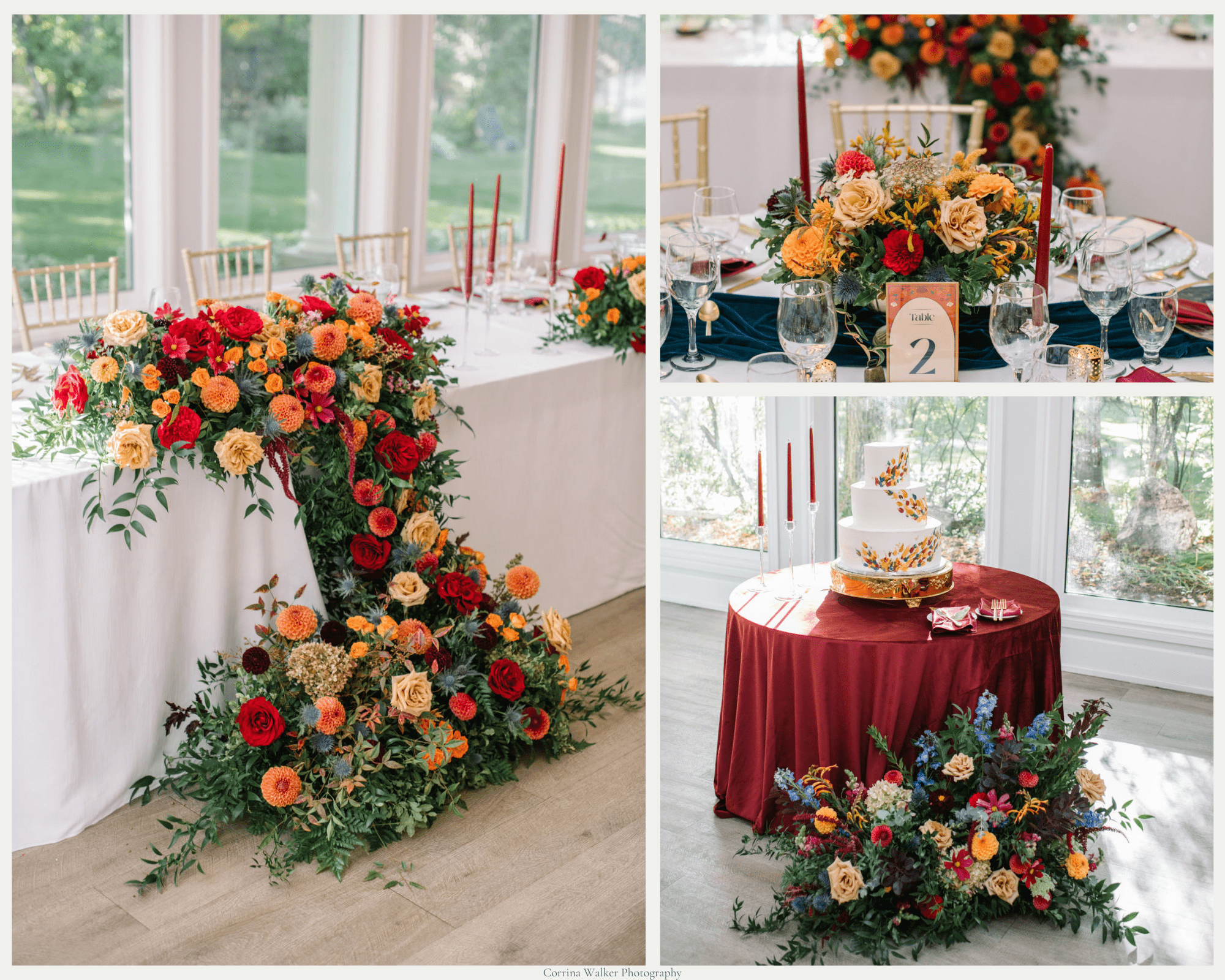 Mocha Mousse Inspired Wedding Florals