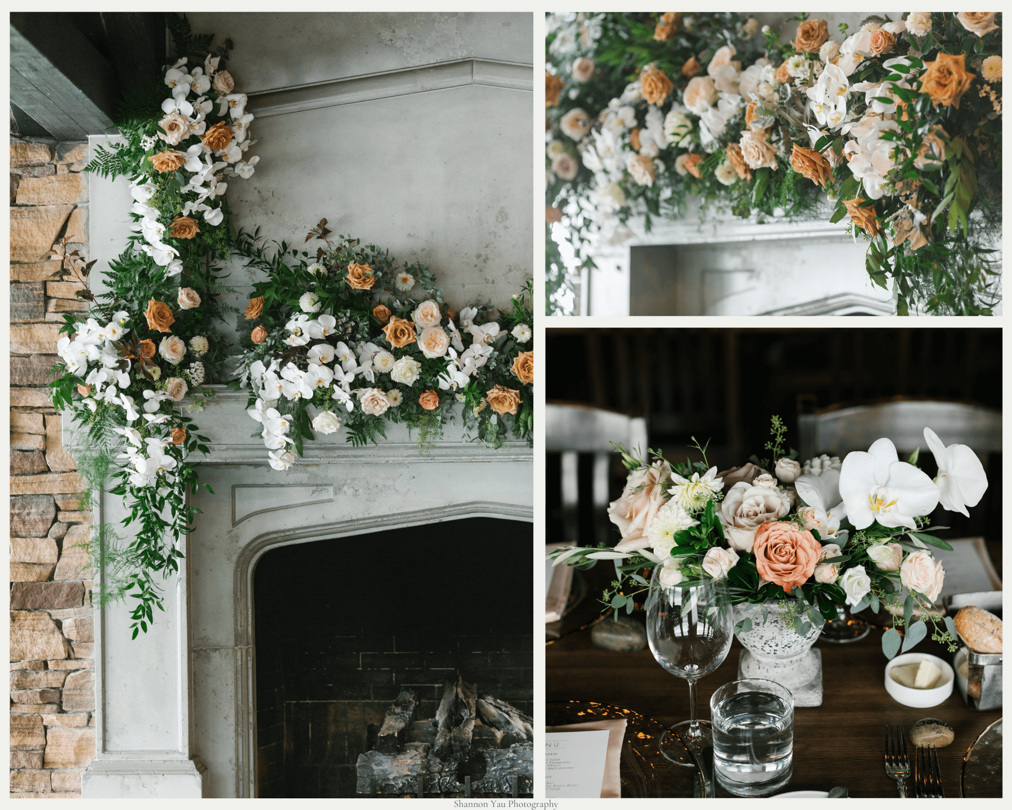 Mocha Mousse Inspired Wedding Florals