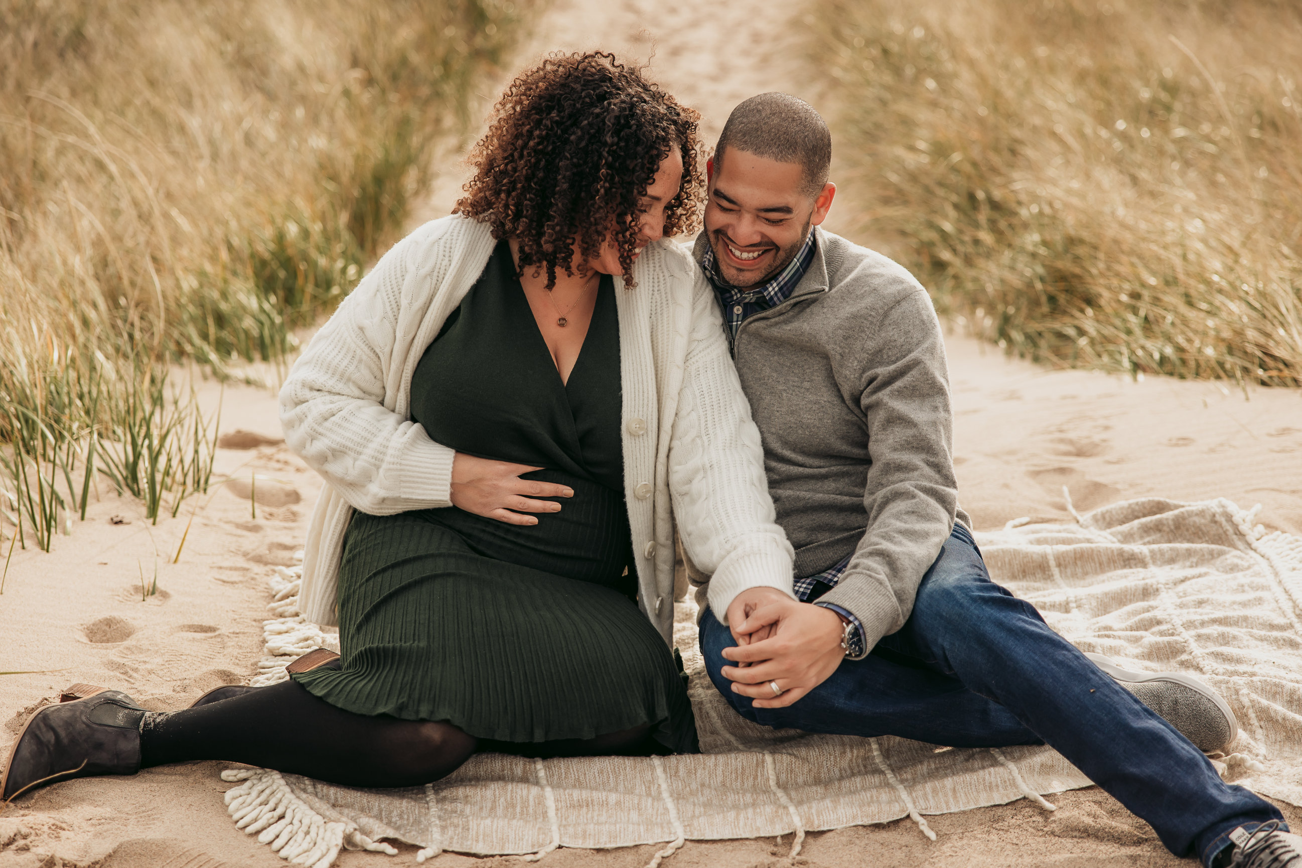 Shina & Andrew - New Buffalo Maternity Photographer