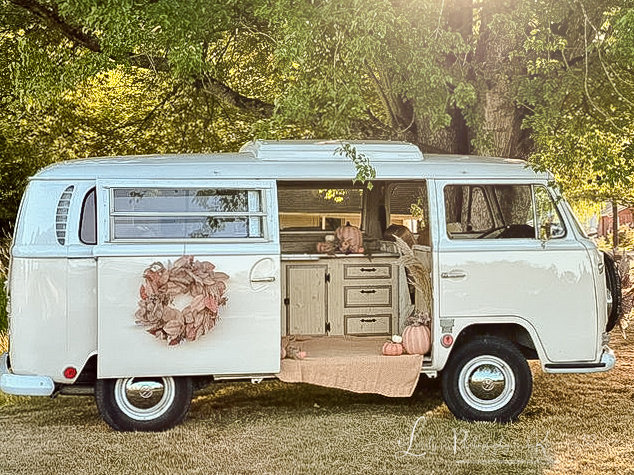 LOVELY - Fall Volkswagen Bus - 550.00 - Lovely Photography by KC