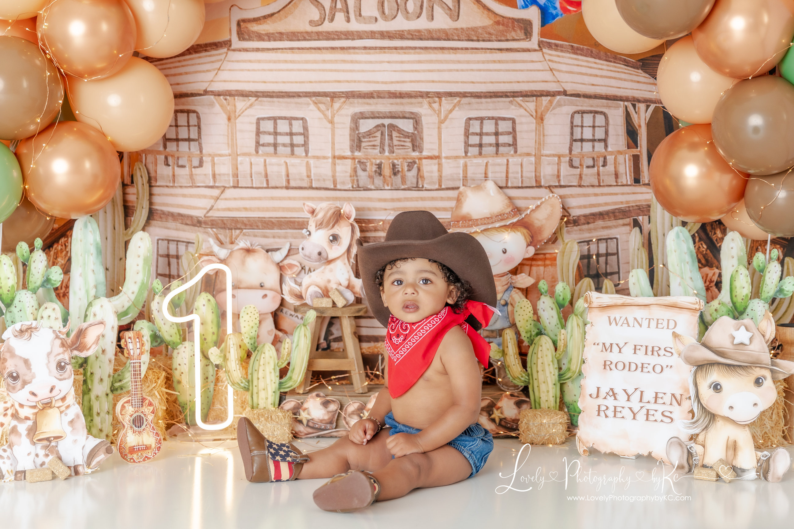 Cowboy Western Cake Smash - Tacoma Children Photographer - Lovely ...