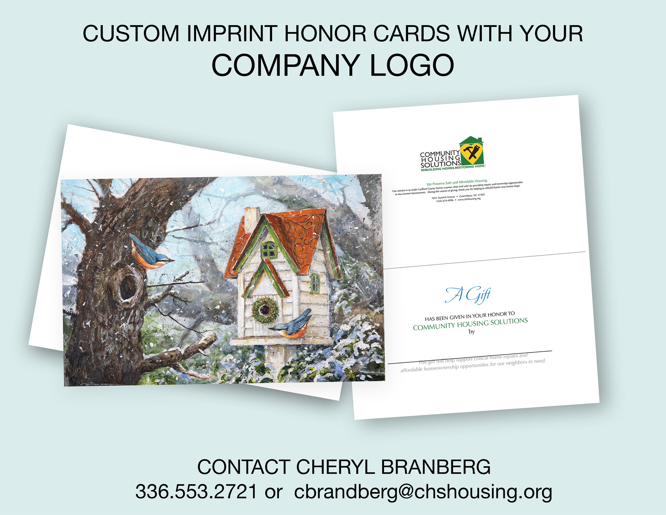 ORDER CARDS & PRINTS HERE - Honor Card