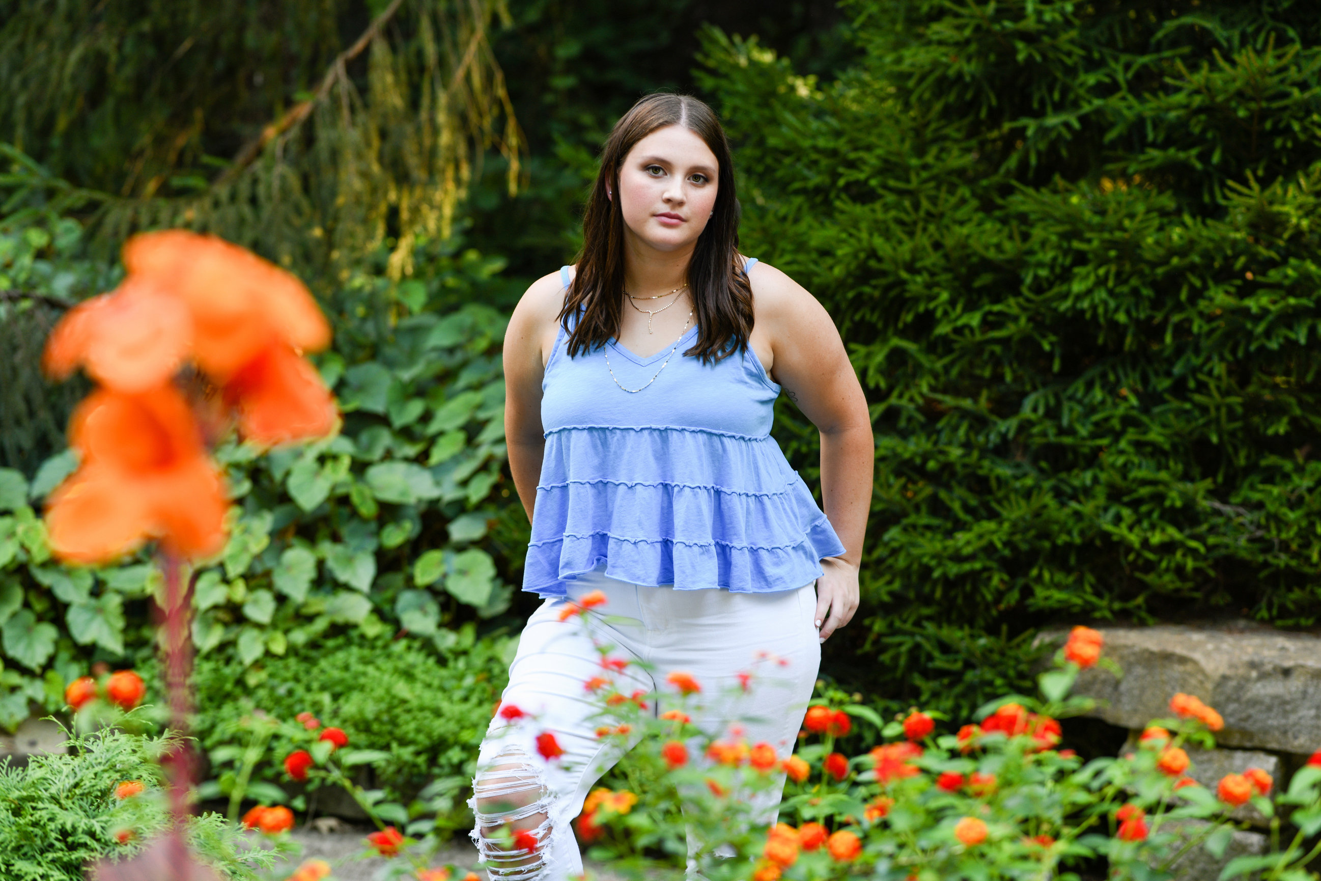 Senior Session in Inniswood Gardens with Beautiful Lizzy