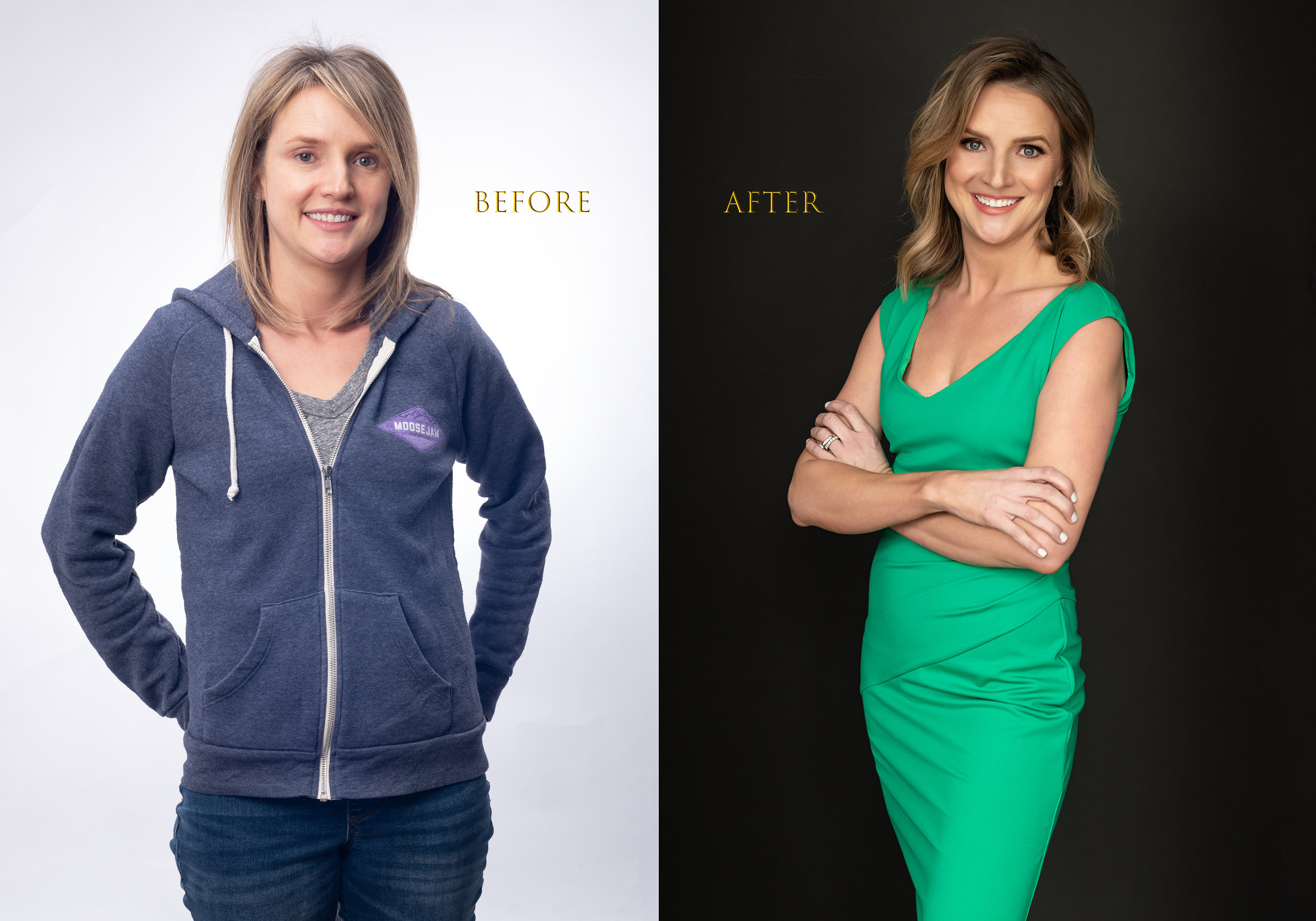 Metro Detroit Before & After Headshots | Platinum Imagery