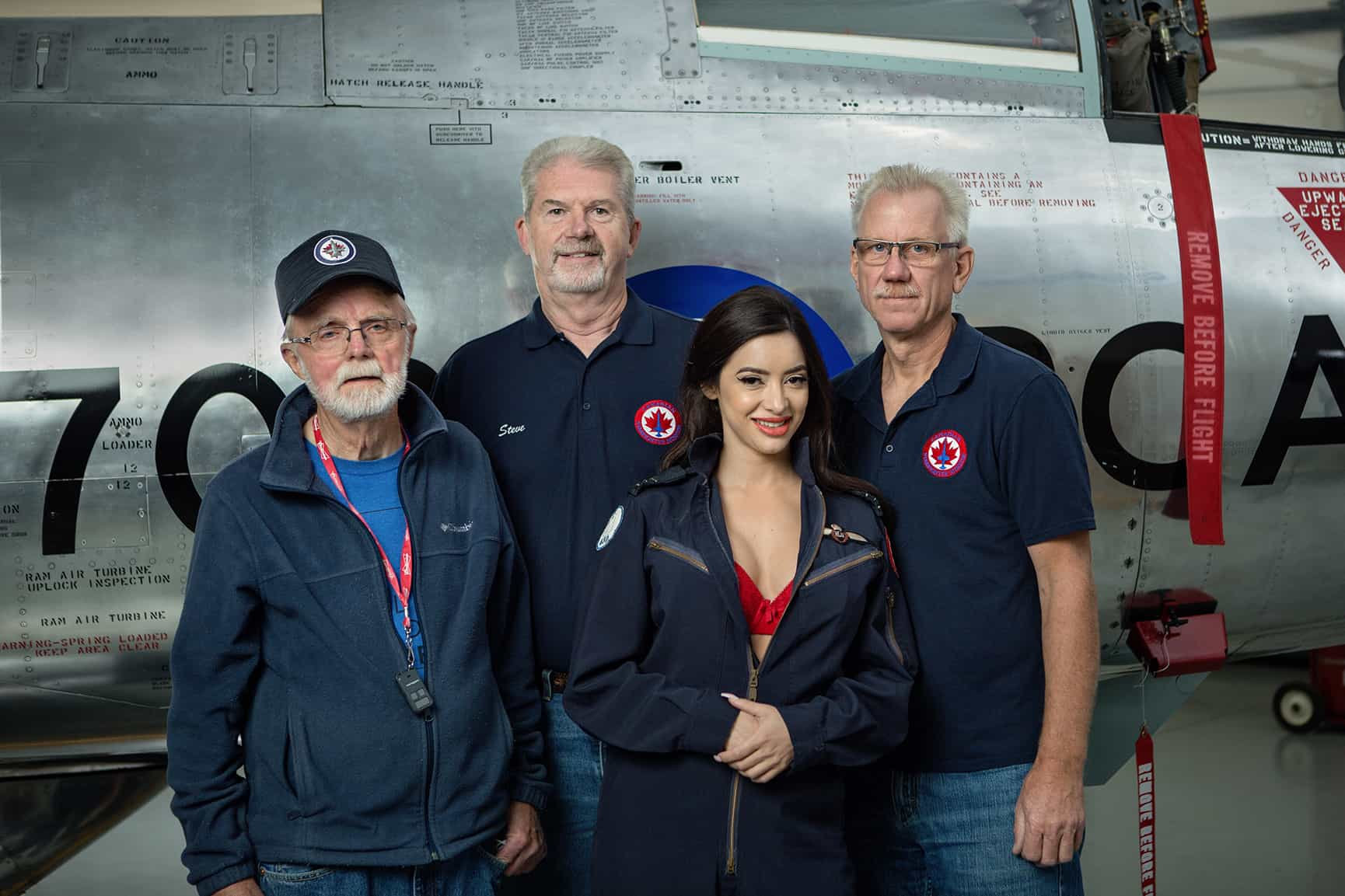 CANADIAN STARFIGHTER JET PINUP SHOOT
